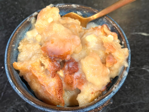 White Chocolate Bread Pudding